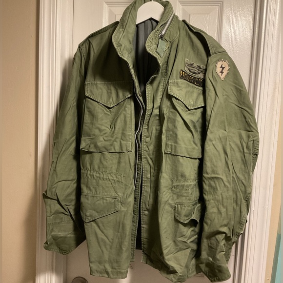 uS Army | Jackets & Coats | Vintage Army Field Jacket Coat Green Army ...